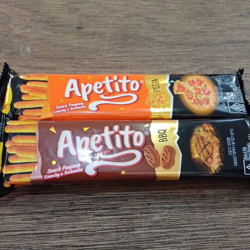Jual Apetito Snack Panjang Crunchy & Berbumbu 18.5 Gr | Shopee Indonesia