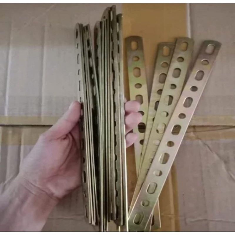 Jual Plat besi Bolong Kuningan Harga 1 pcs Murah. | Shopee Indonesia