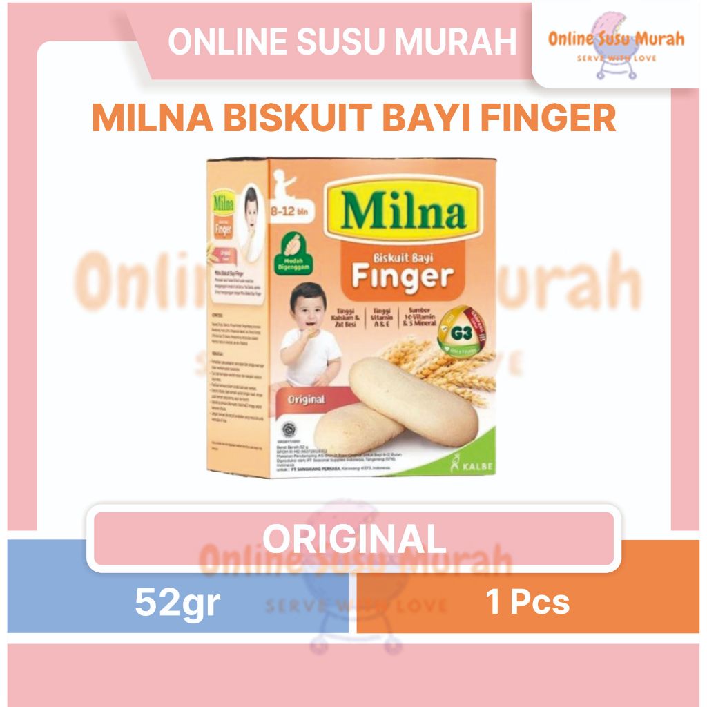 Jual MILNA BISKUIT BAYI FINGER PRLA | Shopee Indonesia