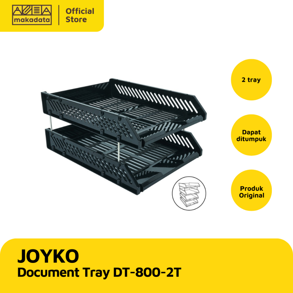 Jual JOYKO DOCUMENT TRAY / RAK DOKUMEN BESI 2 SUSUN DT-800 MURAH (1 PCS ...