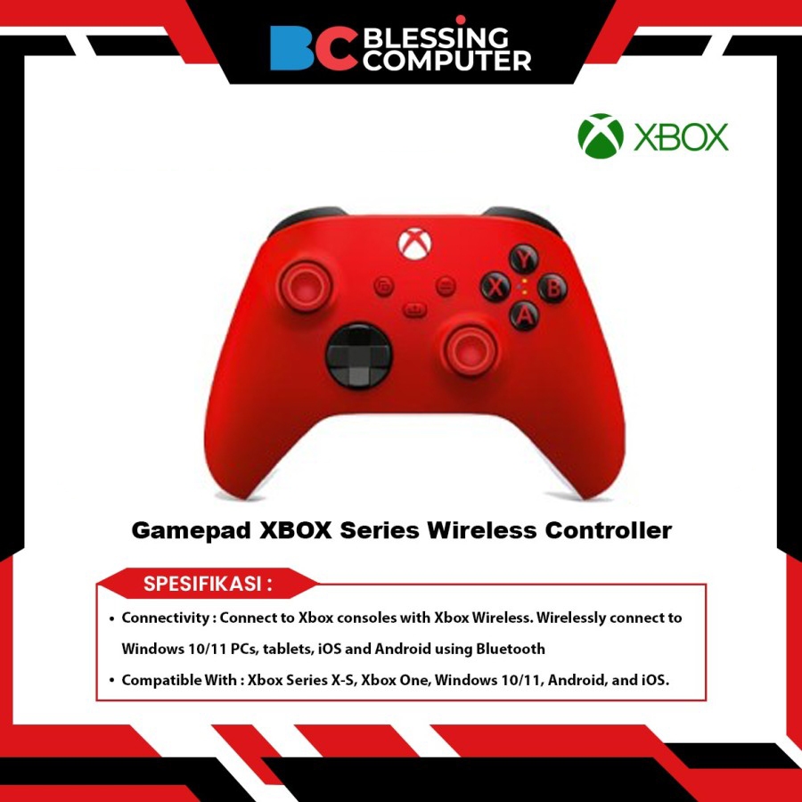 Jual Gamepad XBOX Series Wireless Controller - Pulse Red | Shopee Indonesia