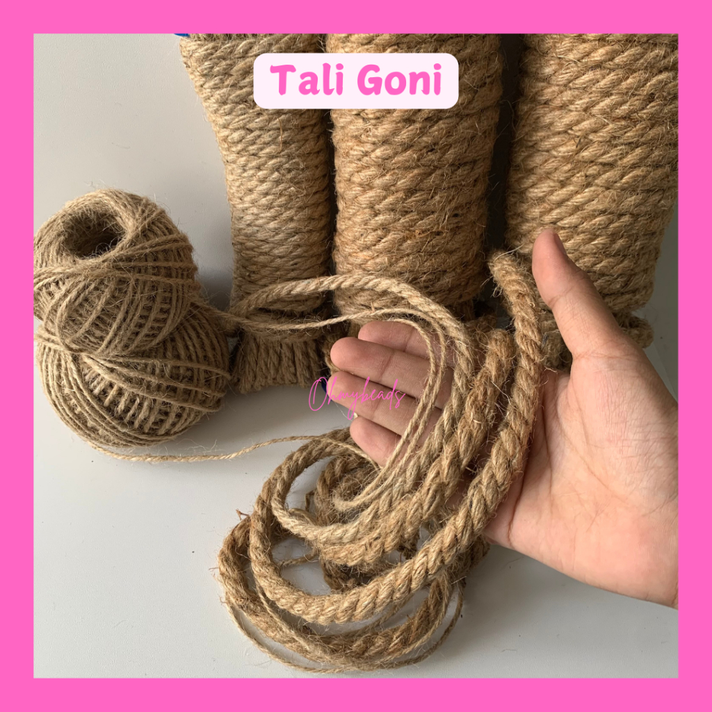 Jual Tali Goni Meteran 2mm, 3mm, 6mm, 10mm, 12mm / Tali Serat Goni ...