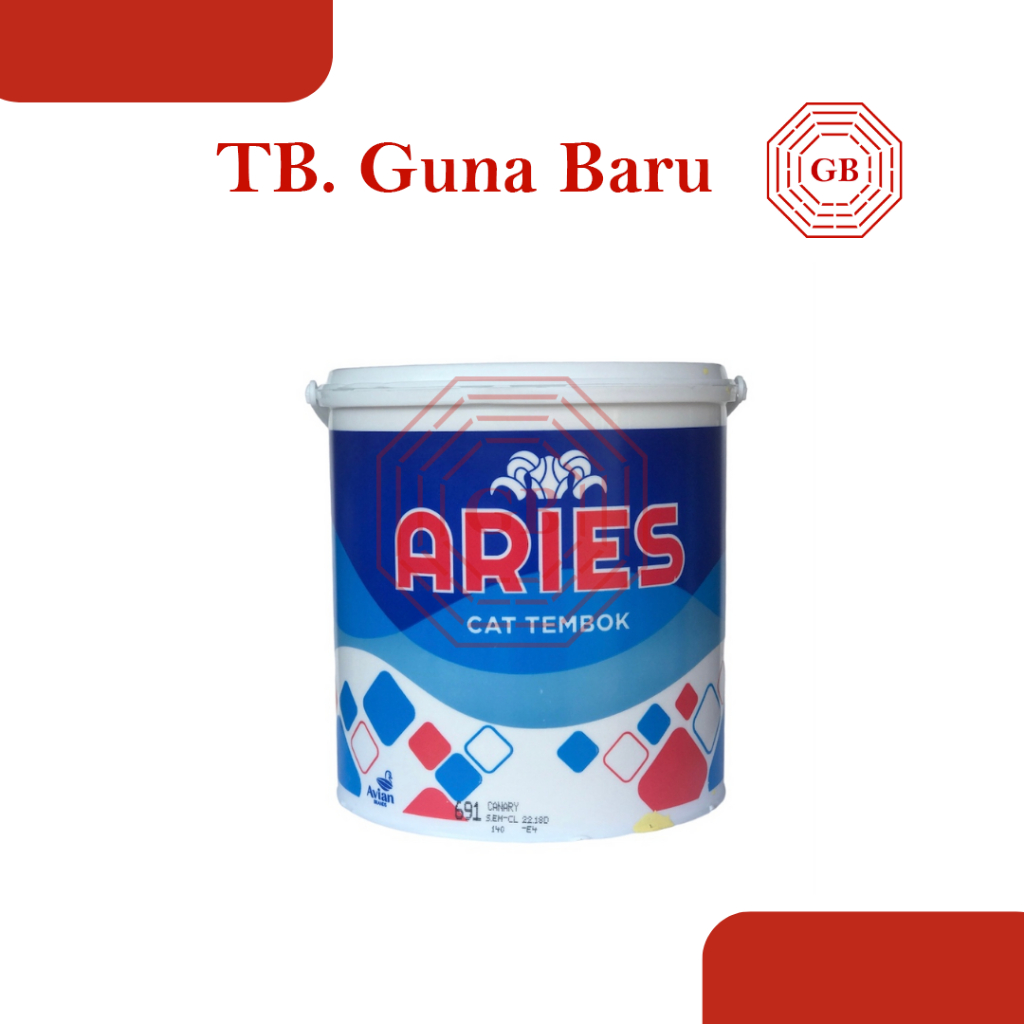 Jual Cat Tembok Aries Kambing Putih Ukuran Galon 5KG By Avian | Shopee ...