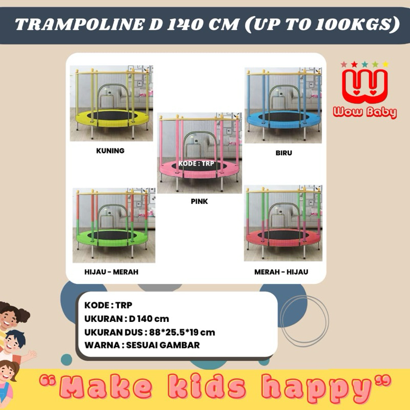 Jual TRAMPOLINE D 140 CM | Shopee Indonesia