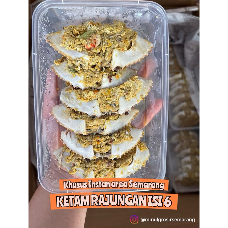 Jual (frozen food) ketam rajungan isi 6//KHUSUS INSTAN AREA SEMARANG ...
