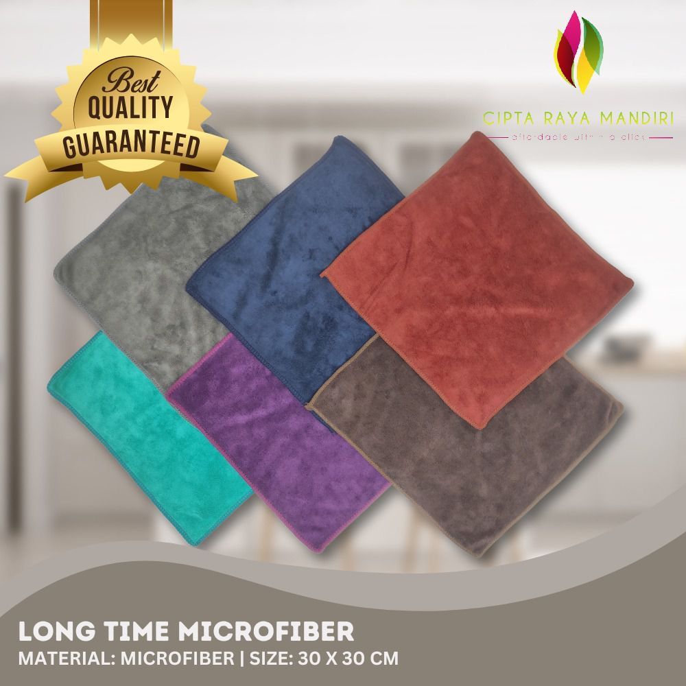 Jual Lap Tangan Microfiber Chalmer 35 x 35 cm Serbet Handuk Cuci Tangan ...