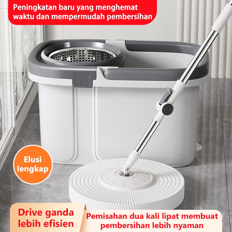 Jual Leesi Alat Pel Lantai Mop Dengan Rol 360° Automatic Spin Mop Alat ...