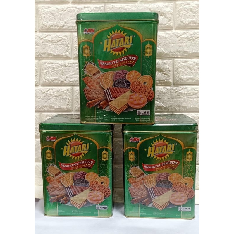Jual Hatari Assorted Kaleng Besar 650gr | Shopee Indonesia