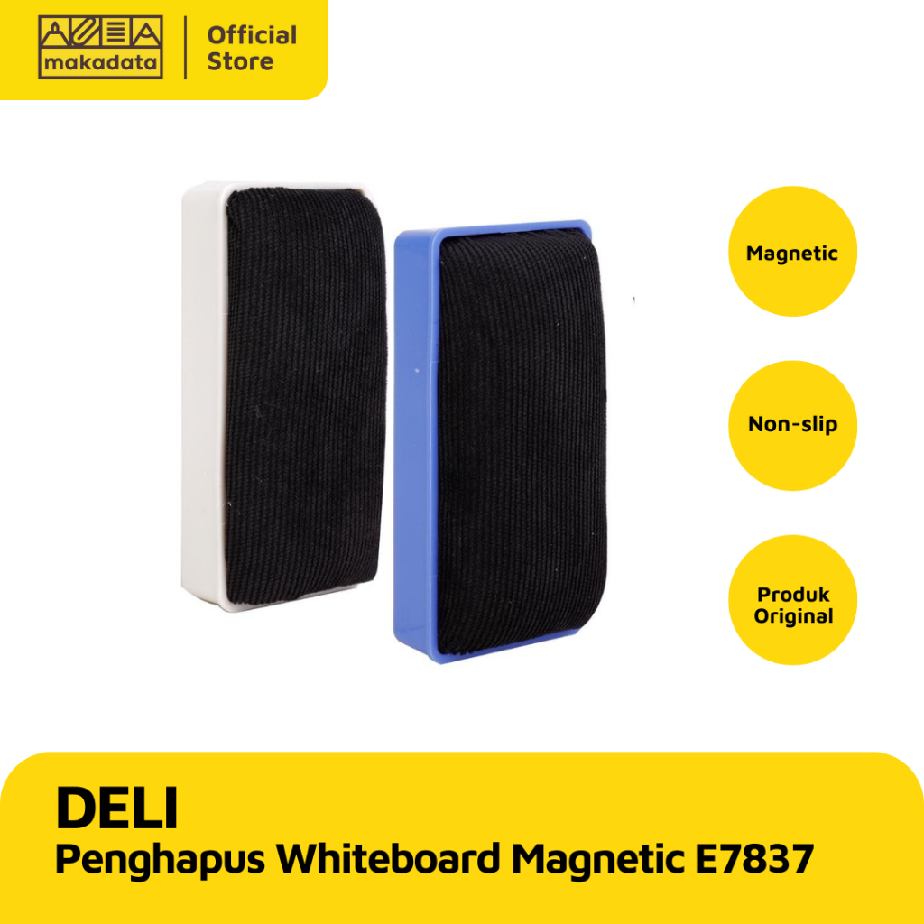Jual DELI PENGHAPUS PAPAN TULIS PUTIH / WHITEBOARD ERASER E7837 ...
