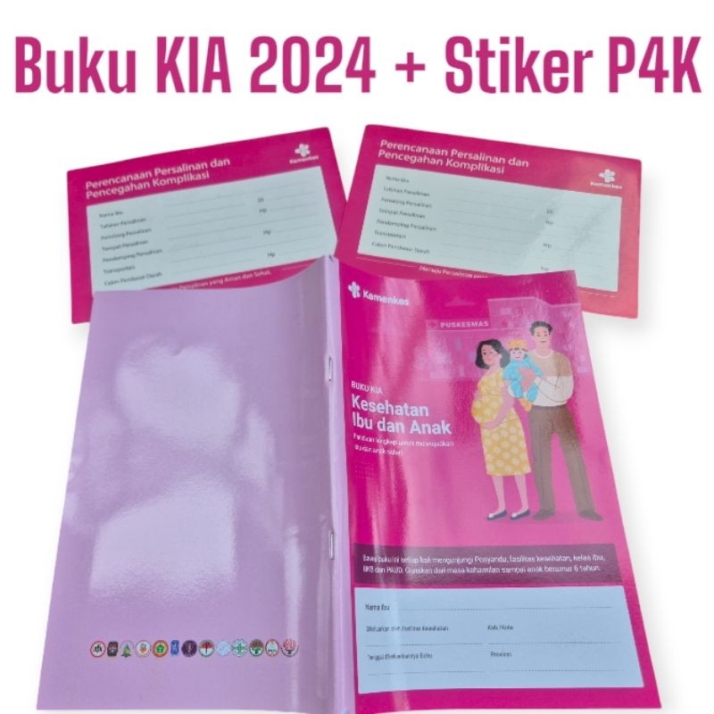 Jual Buku Kesehatan ibu dan anak/Kia 2024 + Stiker P4K | Shopee Indonesia