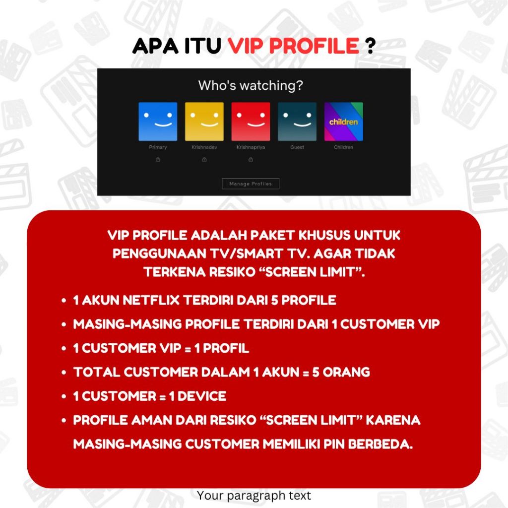 Jual NETFLIX PREMIUM 1 SAMPAI 3 BULAN 4K PRIVATE AMANAH LEGAL GARANSI FULL 100% | Shopee Indonesia