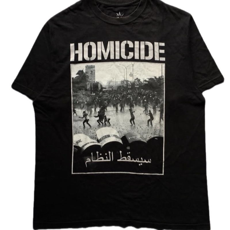 Jual KAOS T-Shirt BAND HOMICIDE-THUNDERSTORM Bahan Tebal Cotton Combed ...