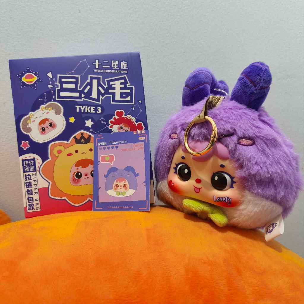 Jual Blind Box Plushie Boneka Tyke Zipper Zodiac Selected (Capricorn ...