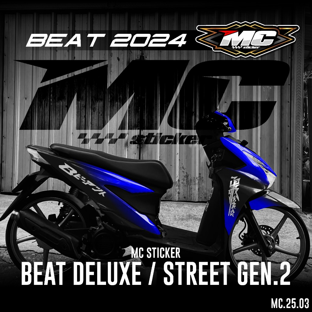 Jual Decal Sticker Beat Deluxe Street New 2024 Full Body Stiker Variasi ...