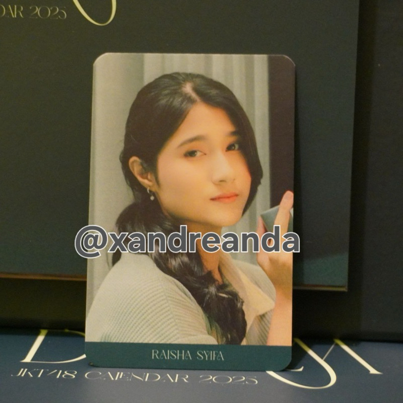 Jual Photocard Raisha Syifa (Raisha JKT48) Calendar 2025 A Gaze Of ...