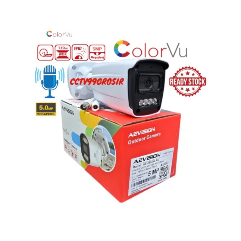 Jual Camera CCTV Outdoor ColorVu 5MP XVI Audio Cctv Full Color 2560P ...