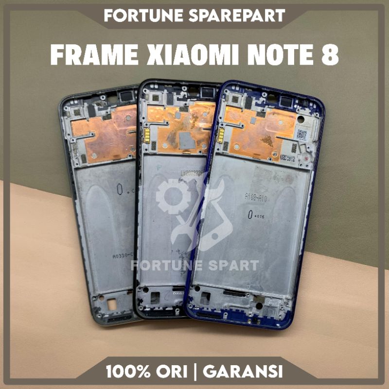 Jual FRAME MIDDLE TULANG TENGAH RANGKA HOUSING LCD XIAOMI REDMI NOTE 8 ...