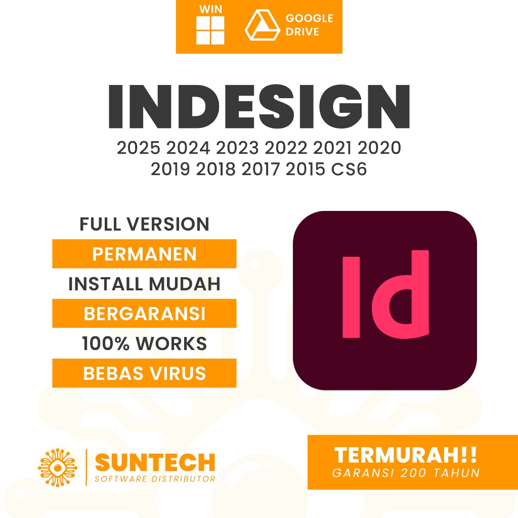 Jual SunTech - InDesign Full Version Baru/Lama Anti-Disable 2025 2024 ...