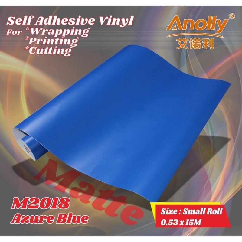 Jual HPL STIKER BIRU/HPL STIKER POLOS/HPL STIKER AZURE BLUE/HPL STIKER ...