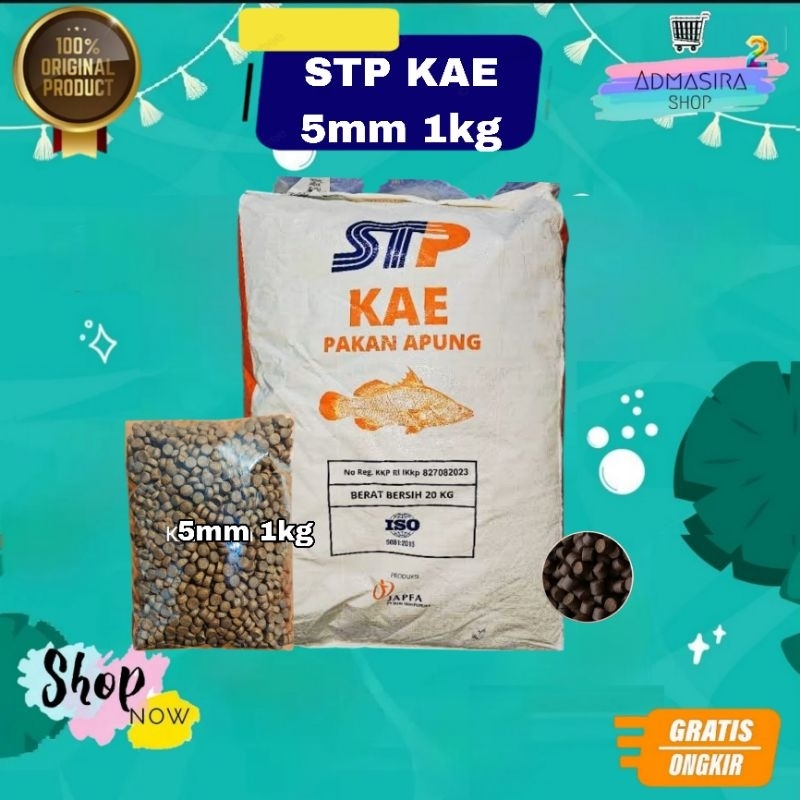 Jual STP KAE 1kg Pakan Ikan Protein TINGGI 52% 5mm Repack 1 kg JAPFA ...