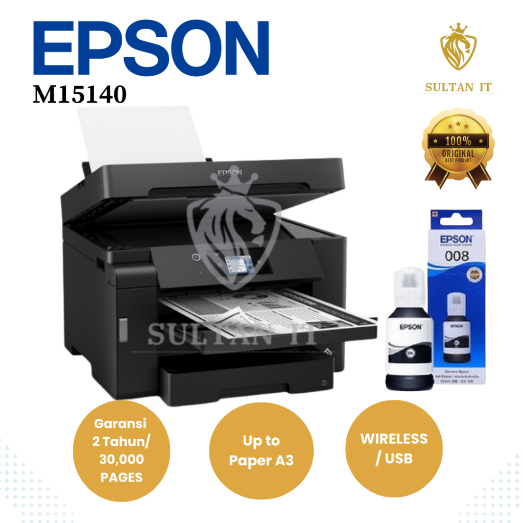 Jual Printer Epson EcoTank Monochrome M15140 A3 Wi-Fi Duplex All-in-One ...
