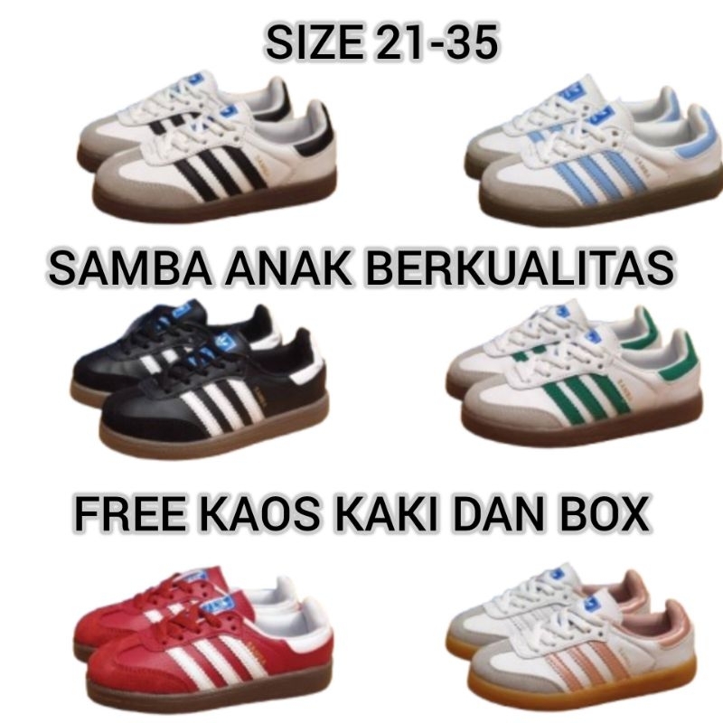 Jual PROMO>> sepatu anak samba Og kids laki laki perempuan usia 1-12 ...