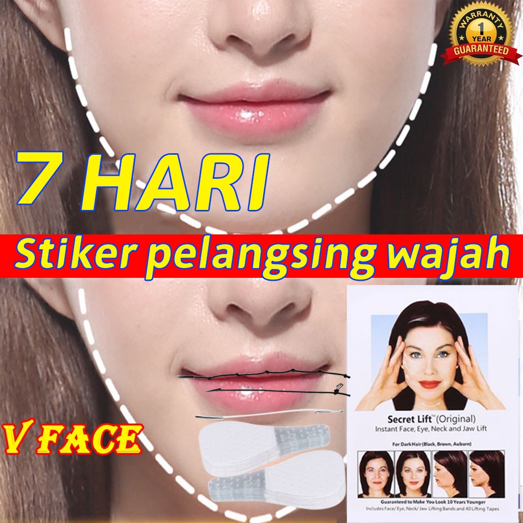 Jual 【ISI 40 PCS】Stiker Wajah Anti Kerut / Sticker Garis Wajah Untuk ...