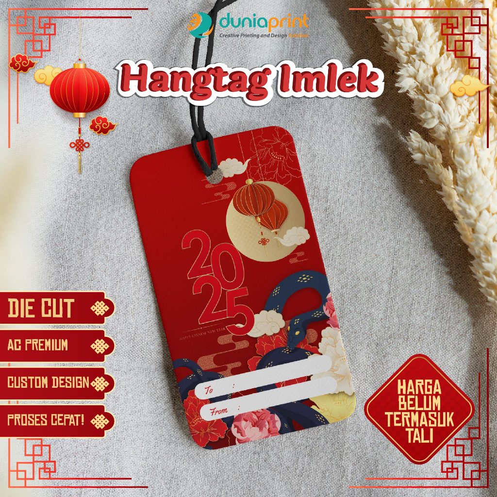 Jual Hang Tag | Hang Tag Custom | Hang Tag Imlek Gong Xi Fa Cai | Cetak ...