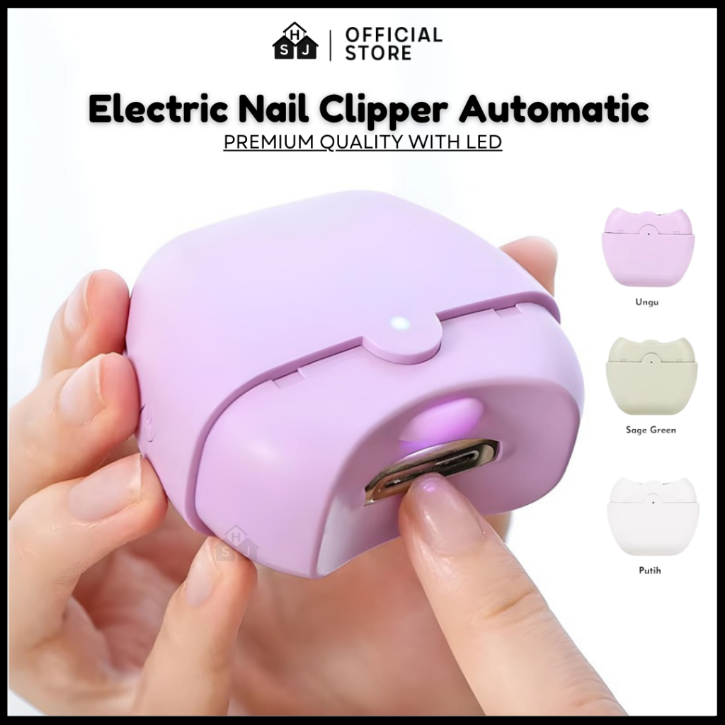 Jual Gunting Kuku Elektrik / Electric Nail Clipper Automatic with LED ...