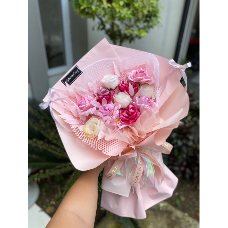 Jual korean buket / buket bunga / buket bunga artificial / buket bunga ...