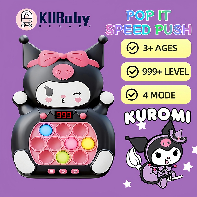 Jual IKUBABY (999Level New) KUROMI Pop it elektronik Push Bubble Game ...