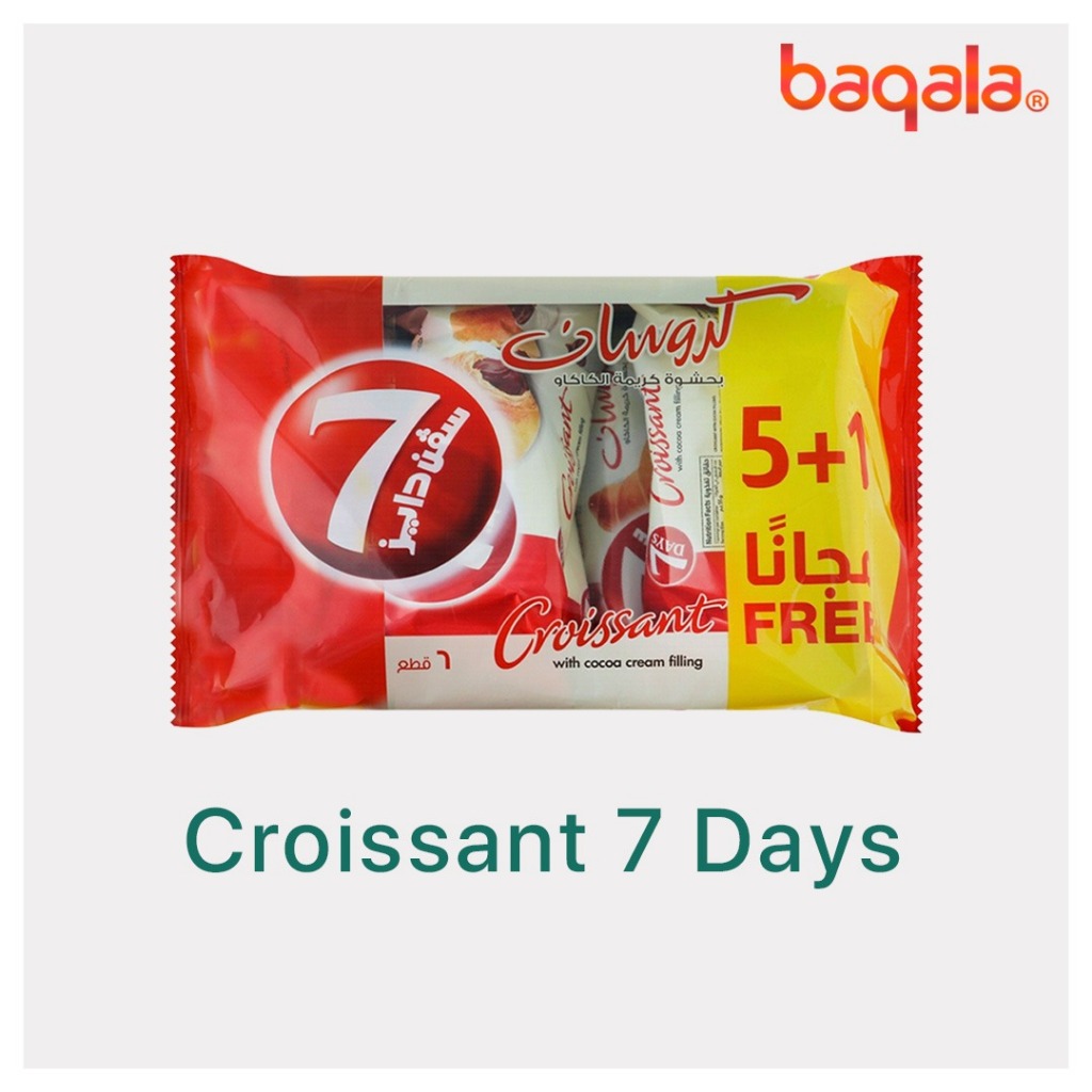 Jual Roti 7 days croissant 5pcs + 1 Free Made Saudi | Shopee Indonesia