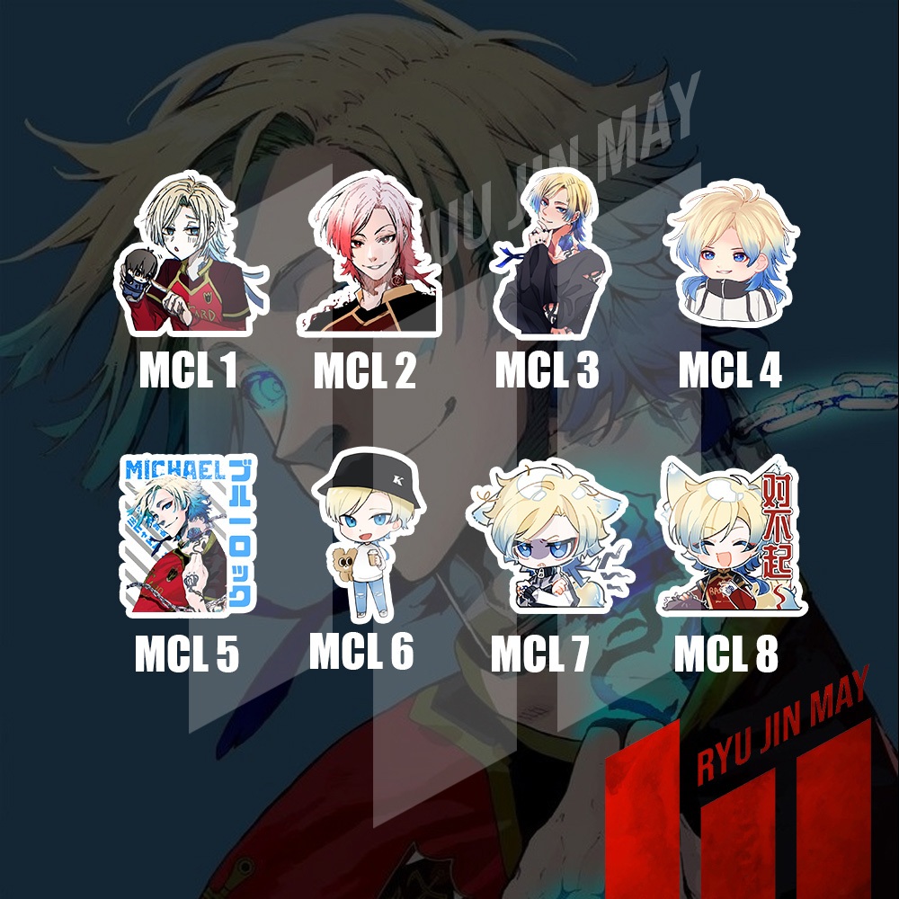 Jual Sticker Anime - Blue Lock - Michael Kaiser | Shopee Indonesia