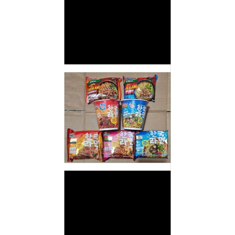 Jual INDOMIE mie instant Cakalang & Korean Ramyun Premium Collection ...