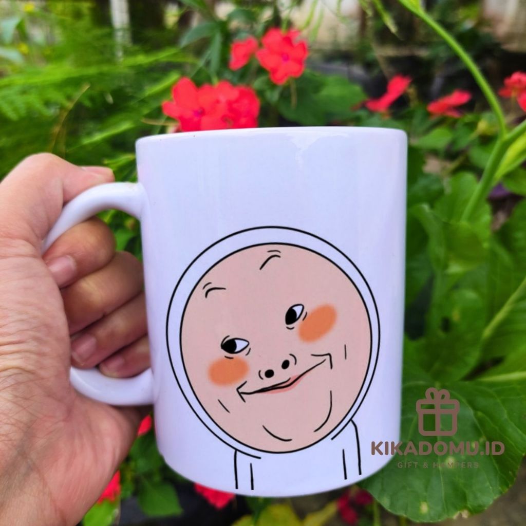 Jual mug meme line lucu gift box cute couple cangkir kopi teh | Shopee ...