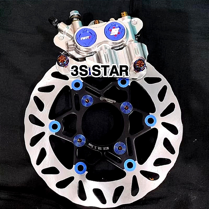 Jual PAKET KALIPER KIRI SWITS MONOBLOK 4 PISTON BEAT, VARIO, SCOOPY, GENIO OLD HARGA SEPAKET ...