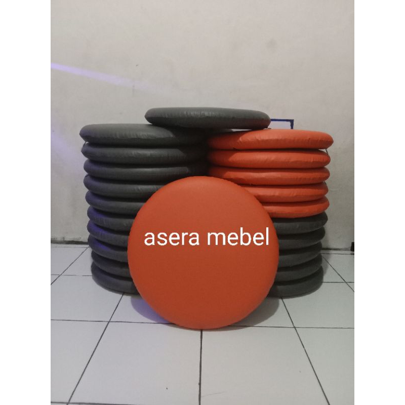 Jual alas/bantal duduk lesehan sofa/kursi/matras model bulat tumpul ...