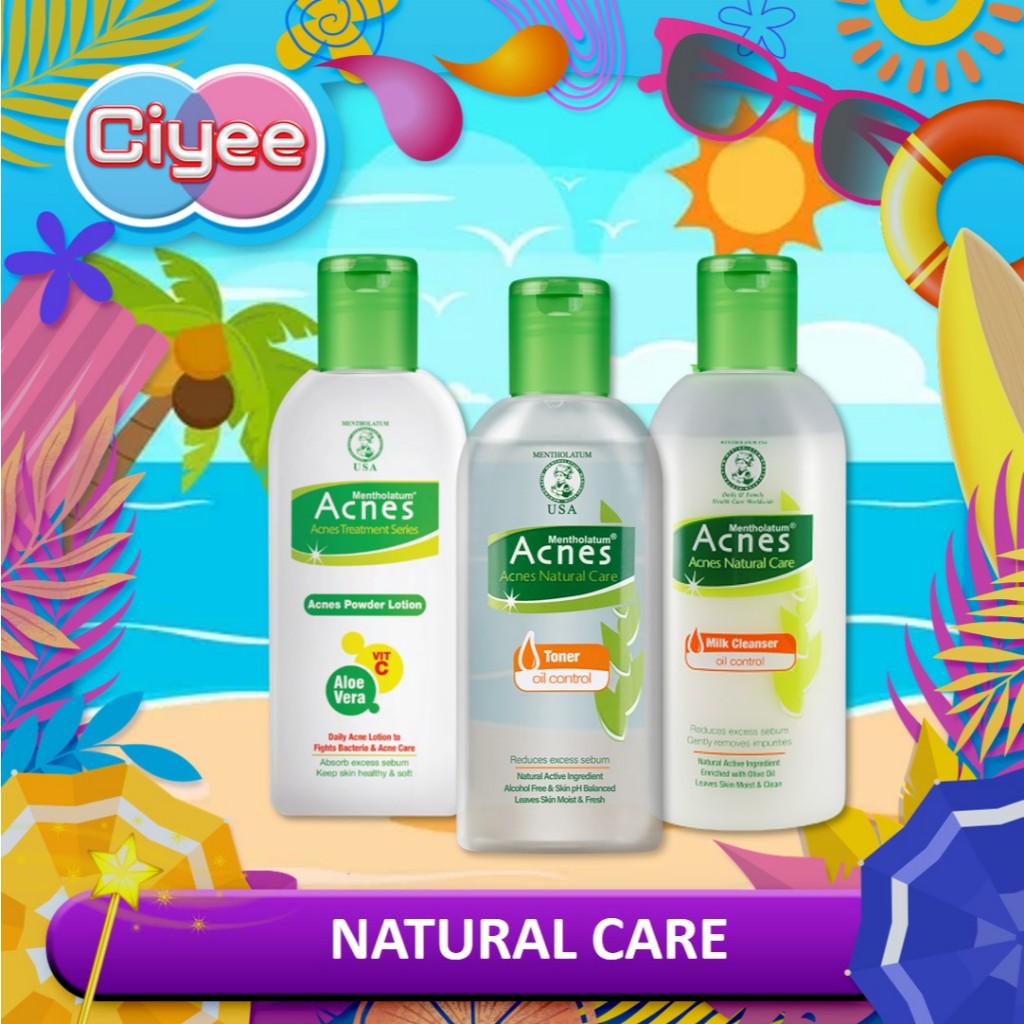 Jual Acnes Treatment Series - Oil Control Toner 110ml - Milk Cleanser ...