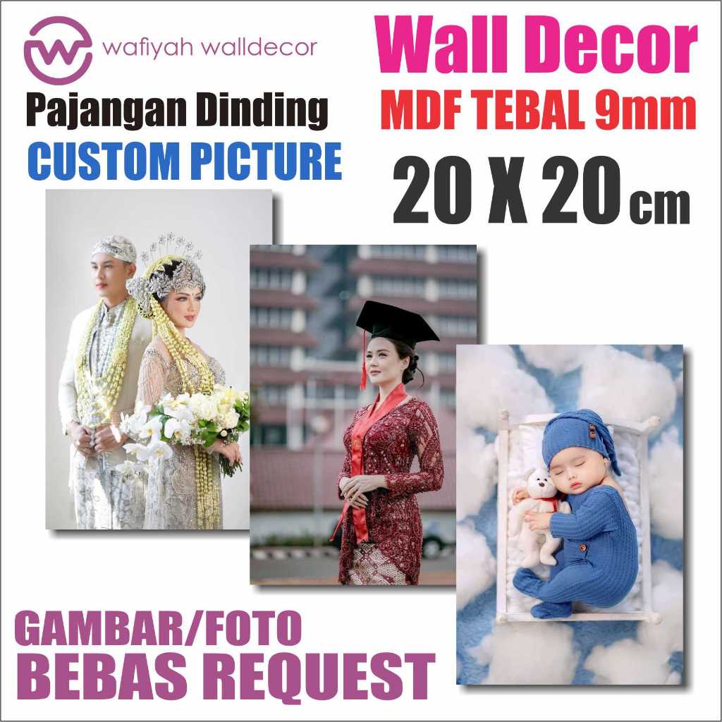 Jual CUSTOM pajangan dinding / hiasan dinding foto / gambar bebas ...