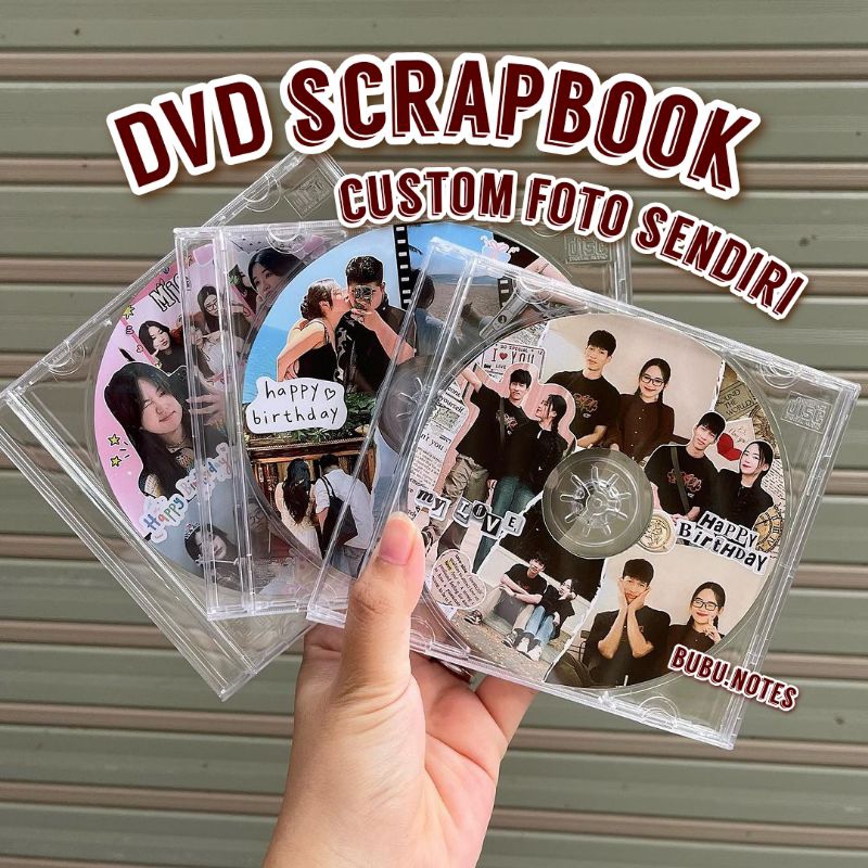 Jual CUSTOM CD/DVD SCRAPBOOK GIFT BOX KADO UNIK LUCU BIRTHDAY ...