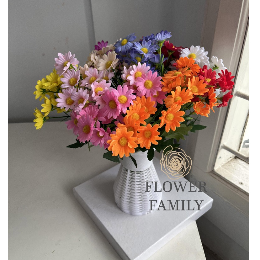 Jual Flower Family - [5 Cabang] Daisy Bunga / Bunga Nikahan / Wedding ...