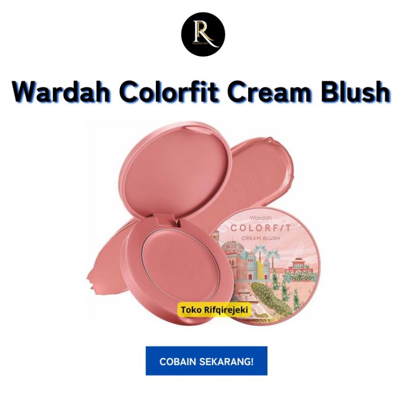 Jual Wardah Colorfit Cream Blush 04 Ethereal Rose 3g | Shopee Indonesia