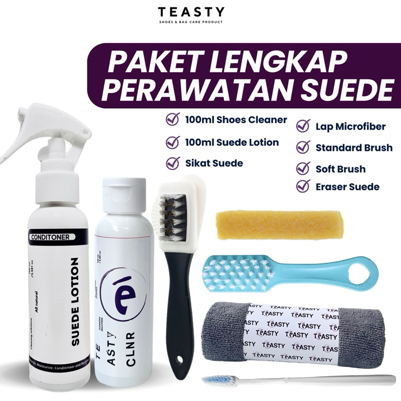 Jual Paket Pembersih Sepatu Suede Sabun Cuci Tas Cleaner Suede Nubuck ...