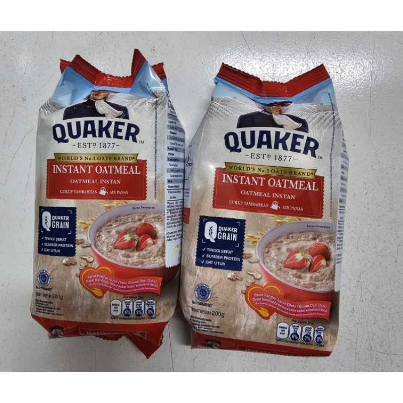 Jual Quaker Oatmeal Instant 200g | Shopee Indonesia