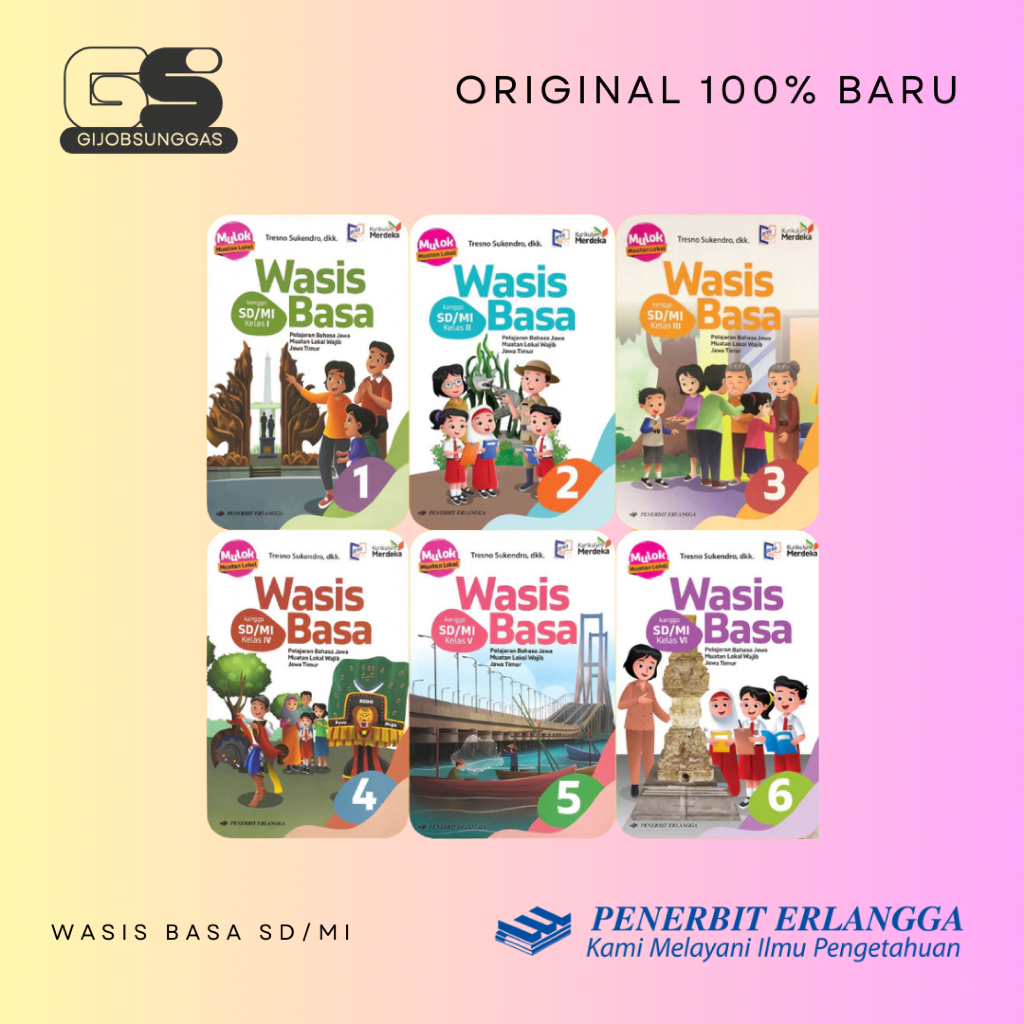 Jual Wasis Basa Kelas 1 2 3 4 5 6 SD/MI Kurikulum Merdeka - Erlangga ...