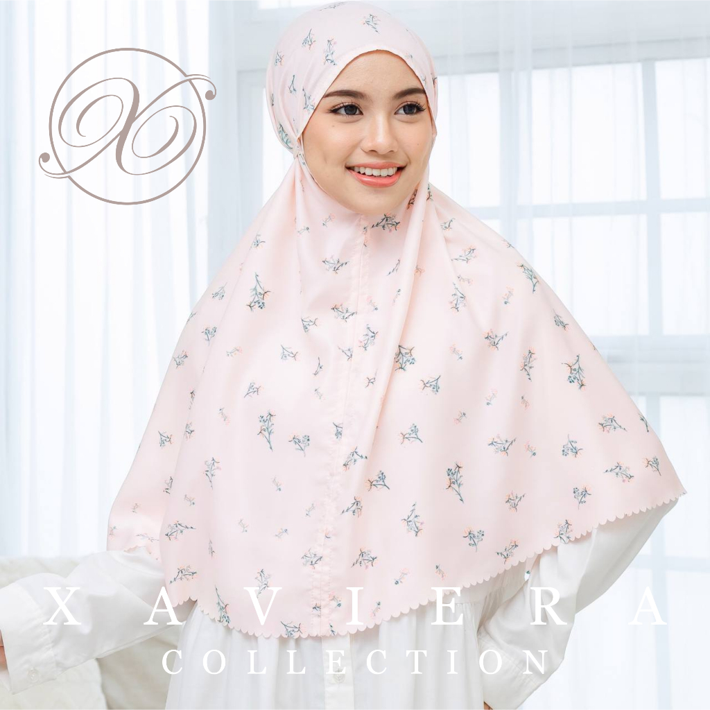 Jual Xaviera Collection - QUILLA Bergo Laser Cut Motif ( hijab oval ...