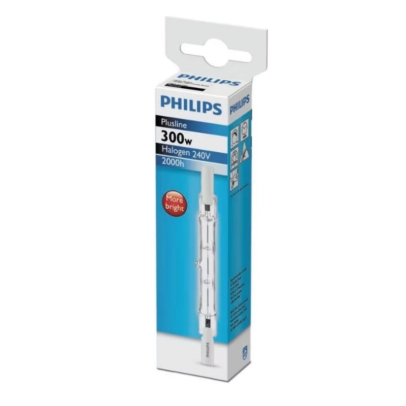 Jual PHILIPS LAMPU HALOGEN STICK 300W 300 WATT 500W 500 WATT 1000W 1000 ...
