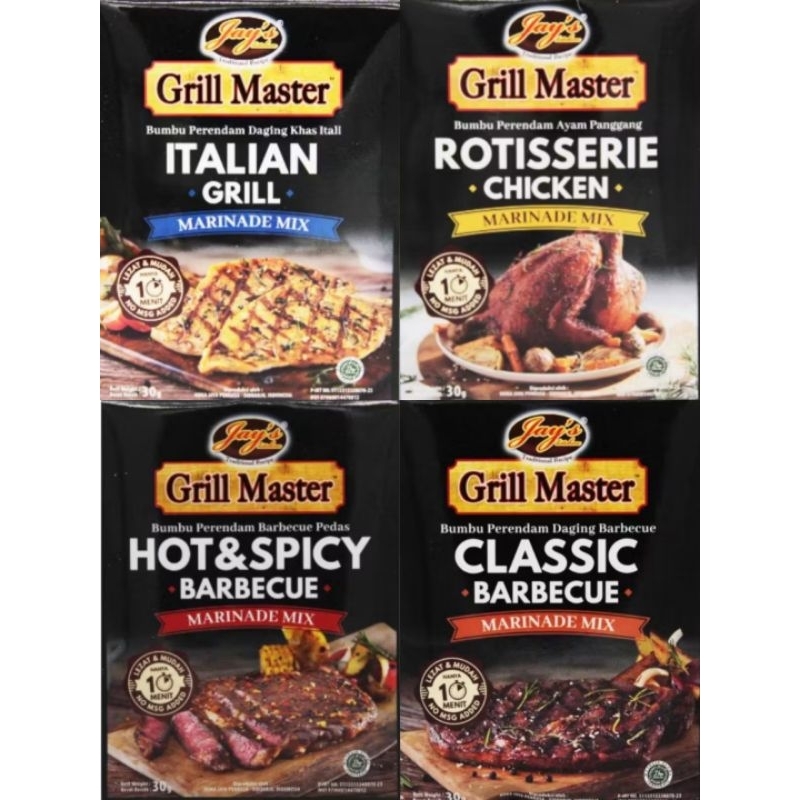 Jual [Jays Grill Master] Bumbu Barbeque /Barbecue Marinasi Daging dan ...