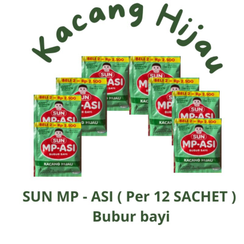 Jual SUN MP-ASI Bubur bayi 20g (PER 12 SACHET) | Shopee Indonesia