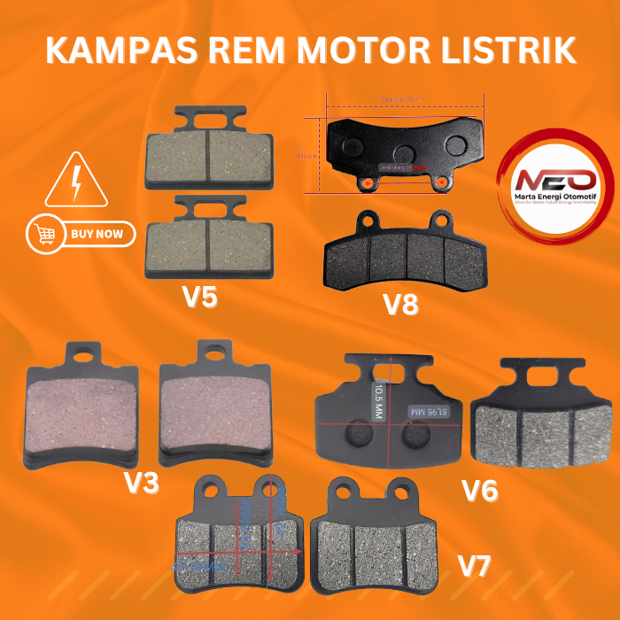 Jual Kampas Rem Motor Listrik Kampas Rem Motor United Uwinfly Goda ...